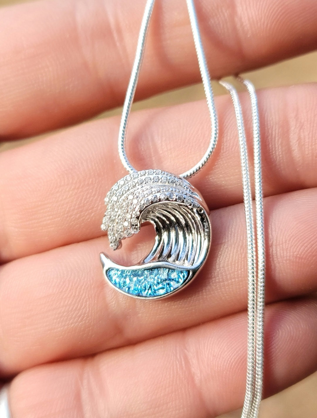 Cremation Jewelry Pendant Full Moon Tree of Life Ashes in Glass ...
